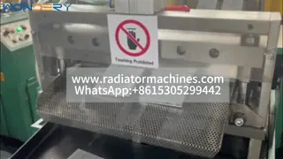 Automatic 2-Coil Louvered Aluminum Fin Making Machine | High-Speed Fin Stamping Line – Efficient