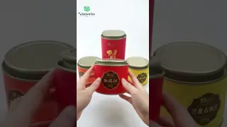 Cylinder Tea Paper Cans Cardboard Tube Packaging for Tea