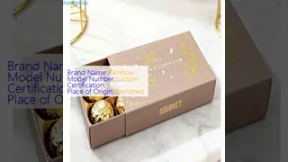 Custom Kraft Chocolate Boxes With Window