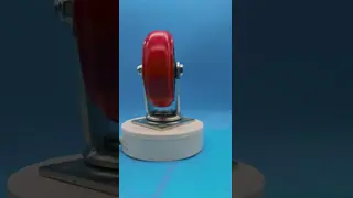 Polyurethane (PU)  heavy-duty casters.