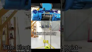 Electric Steel wire rope hoist