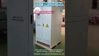 Three phase ac automatic high precision voltage stabilizers/regulators