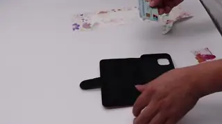Custom iPhone Flip Case Sublimation Leather