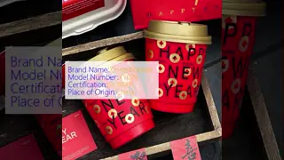Red Coffee Cups Premium Chinese New Year Customization