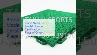 Eco PP Tiles Sports Flooring Waterproof & Durable