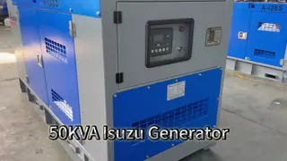 50kVA Diesel Generator Powered by Isuzu