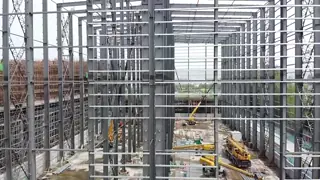 steel structure cold storage project