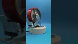 heavy  duty castos Iron core PU  lockable  wheels