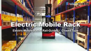 Electric Mobile Rack Rail-Guided Ground Track Guidance Closed Type