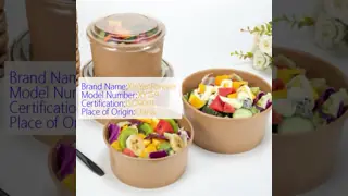 Kraft Food Boxes Waterproof Leak Proof Custom Print