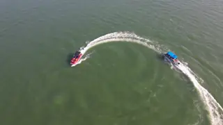 26ft Fiberglass Pontoon Boat Rental Ready