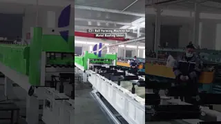 C21 Type double Layer Roll Forming Machine Trapezoid Roof Sheet Making