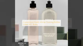 Custom 500ml PET Cleaning Bottles With Pump