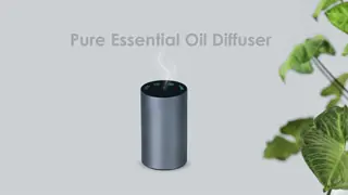 How to Operate the diffuser EB-801B Dark Grey