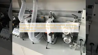 Automatic Edge Bander Woodworking Furniture Line