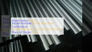 High Temp Nickel Alloy Pipe UNS N10665 ASTM B619
