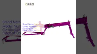 20 Inch Folding Bike Frame Aluminum Alloy