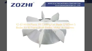 Y  6 8 Fan Blade Motor Cooling