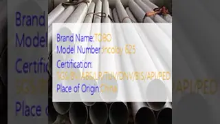 Incoloy 625 Pipe Oil Gas Connection