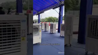 Electric Portable Water Evaporative Air Cooler Floor Standing Components-Motor Pump Bearing Engine 2