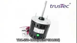 4-Speed AC Blower Motor (48 Frame, 3/4HP) Running at 230V 50Hz | YDK-550-4B60 Test