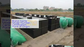 Sewage Treatment 99% Pollutant Removal System