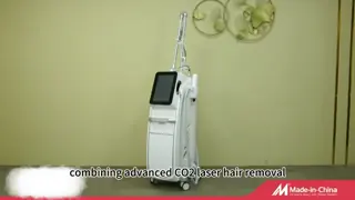 Dual Handles 4 Modes Treatment Skin Tightening Tattoo Removal Fractional Co2 Laser Q Switch Laser Ma