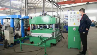 Rubber Floor Tile Vulcanizing Machine Rubber Floor Tile Making Machine