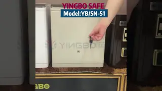 Smart fingerprint nightstands safe box YB/NS-51