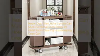 Hotel Linen Trolley Bag Durable Cleaning Cart