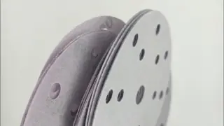 5 Inch Purple P60-P800 Hook and Loop Ceramic Sanding Disc Automotive Sandpaper