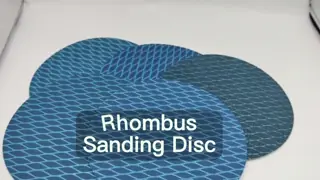 Rhombus Zirconia Diamond Orbital Sanding Pads Discs Non Porous 80 Grit