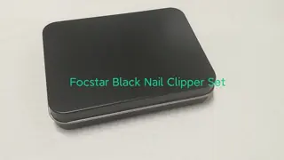 3pcs Black Carbon Steel Nail Clipper BT2033