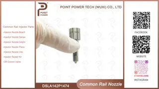 DSLA142P1474 Common Rail Nozzle For Injectors 0 445110240