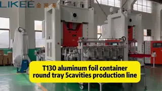 LK-T130 Aluminum foil container making machine