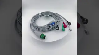 Watch:Compatible Rainbow 5 Pin  5-Lead ECG Cable