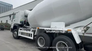 HOWO 371HP Mixer Truck Heavy Duty Concrete Delivery