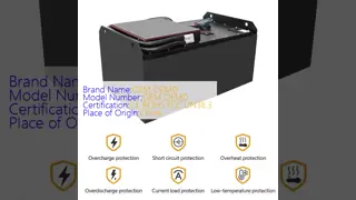 48V 80V Lithium Forklift Battery Power
