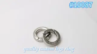 13mm flat spring o ring custom flat carabiner-10087