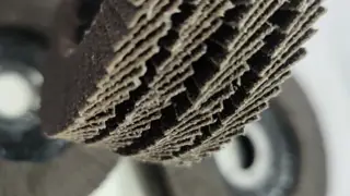 Polishing Flap Disc Wheel With Calcined Aluminium Oxide Cloth 120 Grit