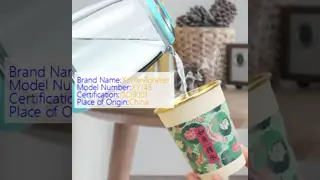 Premium Gold Foil Paper Cups Luxury Customization