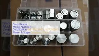 Steel Nut Bolt Kits Zinc Plating M1 M24