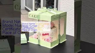 Thickened Cake Boxes Custom Logo Bakery Packaging