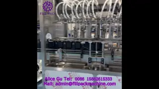 2155 J112 Linear Split-Type Piston Lubricant 16-Station Filling and Capping Production Line