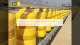 Safety Roller Barrier Absorbs Impact