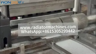 High Efficiency Lanced Offset Fin Aluminum Making Machine | Production Line for Intercoolers & Charg