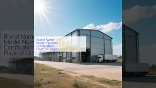 Earthquake Proof Metal Warehouse Steel Structure