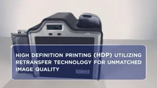 HID FARGO CARD PRINTER HDP 5000