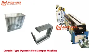 Curtain Fire Damper Machine | Curtain Type Fire Damper Production