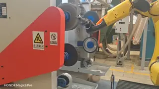 Robot polishing and grinding of zinc alloy bathroom accessories